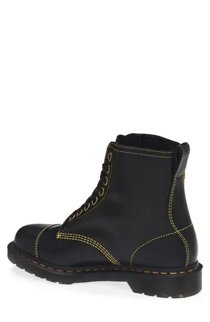 Dr. Martens Cappers 8-eye Cap Toe Leather Boot