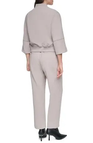 Dkny Contrast Stitch Jacket - Putty