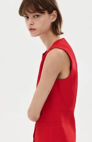 Mango Button Vest