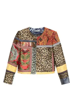 Alice + Olivia Kidman Patchwork Jacket