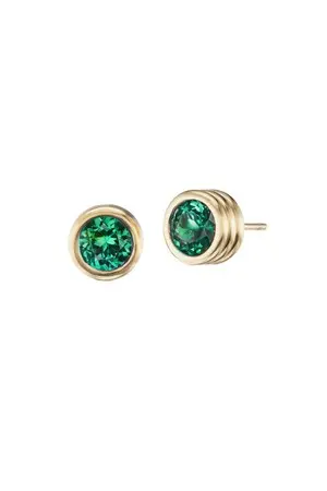 BECK Grotto Stud Earrings - Emerald