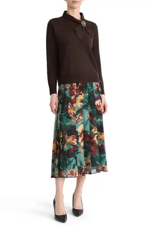 KASPER Pin Tie Sweater