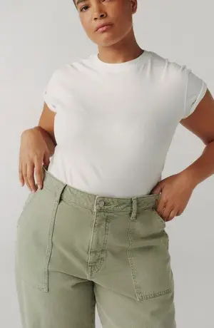 Warp + Weft Bna Soft Curve Barrel Jeans
