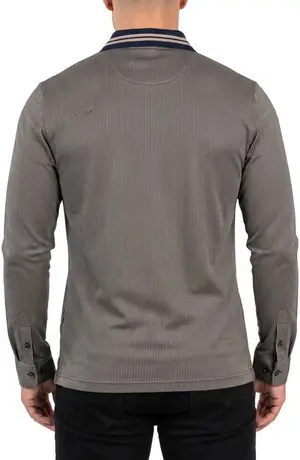 MACEOO Unknown Long Sleeve Cotton Polo