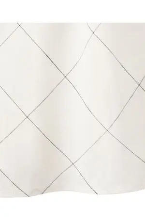 Mango Check Linen Halter Top