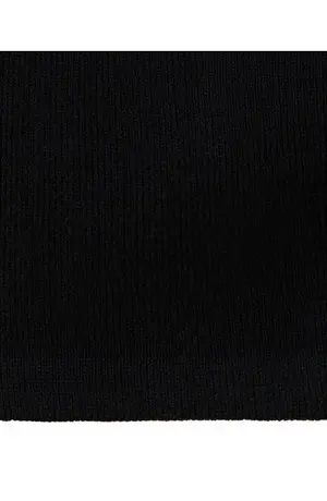 Mango Ribbed Polo Cardigan With Short Sleeves