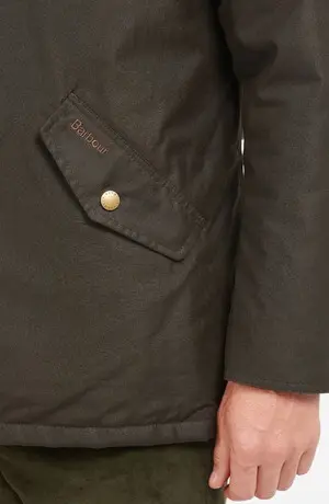 Barbour Prestbury Waxed Cotton Rain Coat