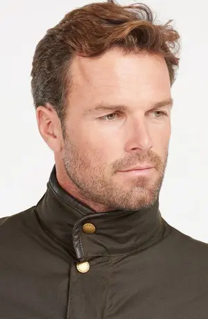 Barbour Prestbury Waxed Cotton Rain Coat