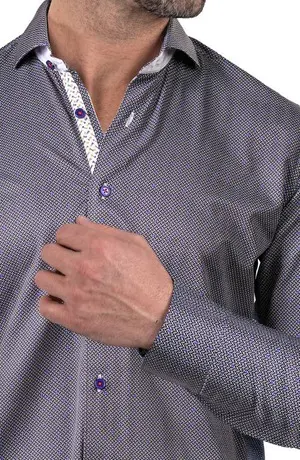 MACEOO Einstein Contemporary Fit Button-up Shirt