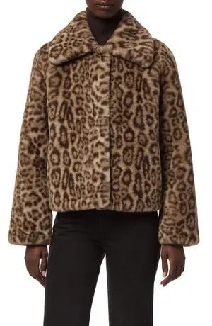 Apparis Elis Leopard Faux Fur Coat - Light Leopard