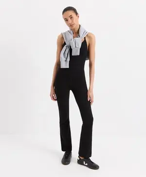 PACT Organic Cotton Contour Bootcut Leggings - Black