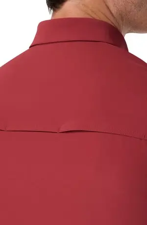 Mizzen+main Leeward Tailgate Performance Short Sleeve Button Up Shirt