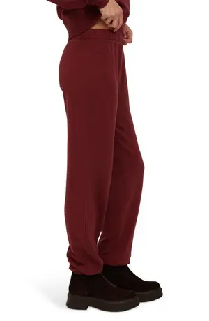 PROJECT SOCIAL T Mulholland Cotton Joggers - Dark Cherry