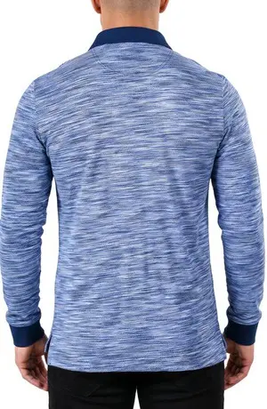 MACEOO Unknown Long Sleeve Cotton Polo