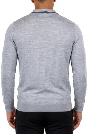 MACEOO Quarter Zip Merino Wool Sweater