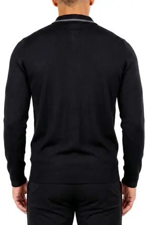 MACEOO Quarter Zip Merino Wool Sweater
