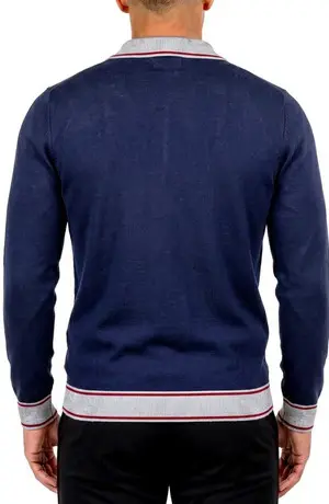 MACEOO Quarter Zip Merino Wool Sweater
