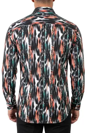 MACEOO Fibonacci Contemporary Fit Button-up Shirt