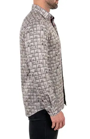 MACEOO Fibonacci Contemporary Fit Button-up Shirt