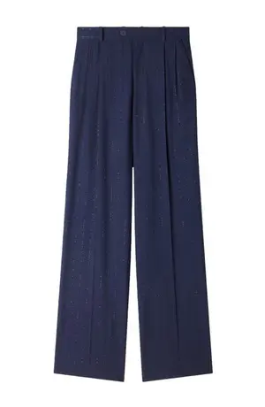 Sandro Striped Sequin Trousers