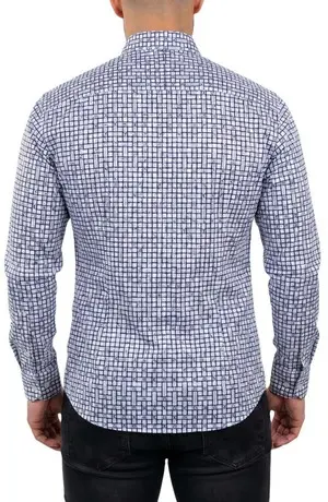 MACEOO Fibonacci Contemporary Fit Button-up Shirt