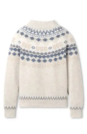 UGG Braylee Uggisle Sweater - Grey Heather Multi