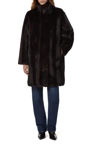 Apparis Blair Shaved Mink Faux Fur Coat