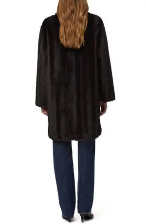 Apparis Blair Shaved Mink Faux Fur Coat