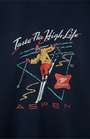 Junk Food Miller Taste The High Life Graphic Sweatshirt