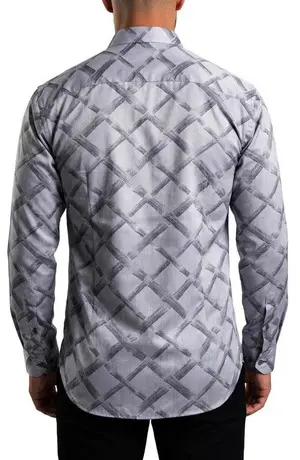 MACEOO Fibonacci Contemporary Fit Button-up Shirt