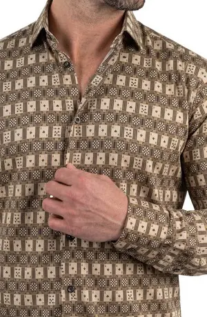 MACEOO Fibonacci Contemporary Fit Button-up Shirt