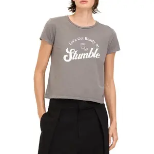 PROJECT SOCIAL T Ready To Stumble Graphic T-shirt - Slate