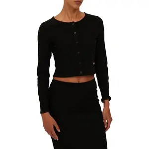 PROJECT SOCIAL T Del Rey Cardigan - Black