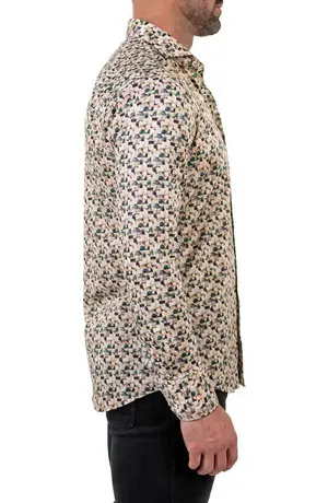 MACEOO Einstein Contemporary Fit Button-up Shirt