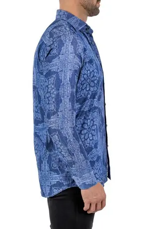 MACEOO Fibonacci Contemporary Fit Button-up Shirt