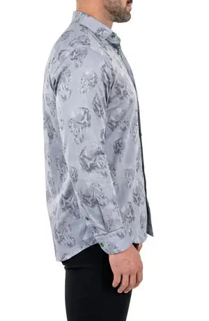 MACEOO Fibonacci Contemporary Fit Button-up Shirt