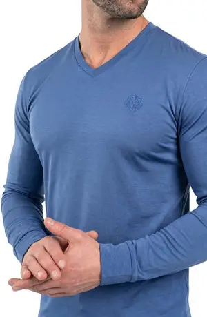 MACEOO Rissa Long Sleeve V-neck T-shirt