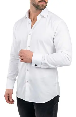 MACEOO Fibonacci Contemporary Fit Button-up Shirt