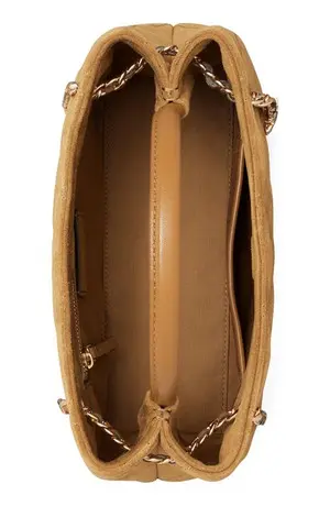 Tory Burch Small Fleming Suede Carryall Tote