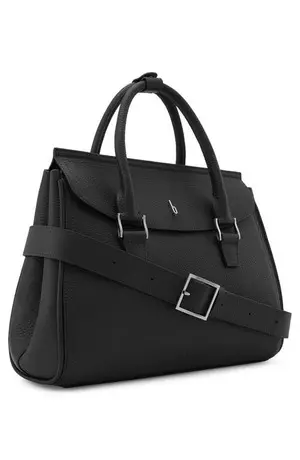 BEHNO Coco Medium Pebbled Leather Satchel