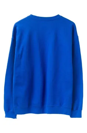 Junk Food Los Angeles Rams Property Of Flea Market Crewneck Sweatshirt - Royal