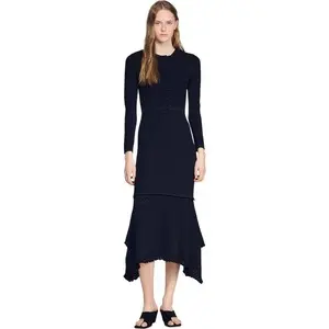 Sandro Decorative Pointelle Cardigan