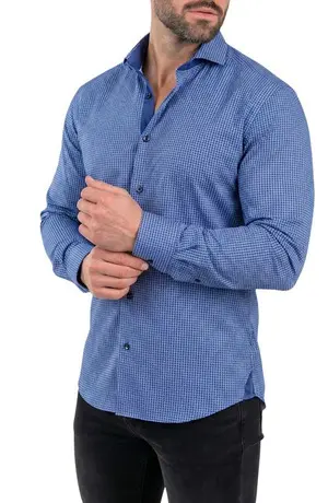MACEOO Einstein Contemporary Fit Button-up Shirt
