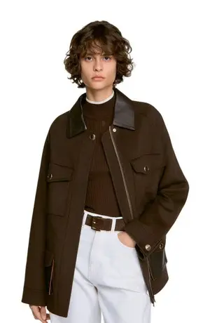 Sandro Double-faced Coat
