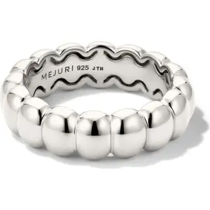 Mejuri Puffy Stacker Ring - Sterling Silver