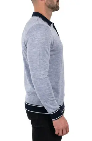 MACEOO Quarter Zip Merino Wool Sweater
