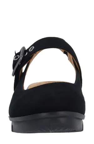 L'AMOUR DES PIEDS Hyrella Mary Jane Flat - Black