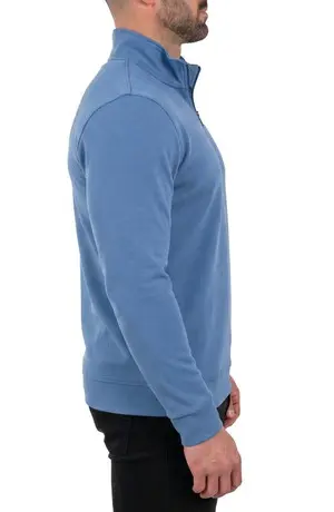 MACEOO Mercerized Cotton Quarter Zip Sweater