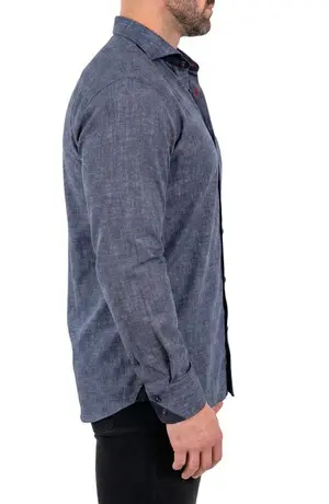 MACEOO Einstein Stretch Long Sleeve Dress Shirt