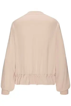 LASCANA Zip-up Drawstring Bomber Jacket